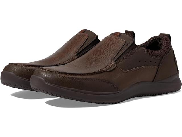 (取寄) ナン ブッシュ メンズ コンウェイ カジュアル スリッポン Nunn Bush men Conway Casual Slip-On Dark Brown