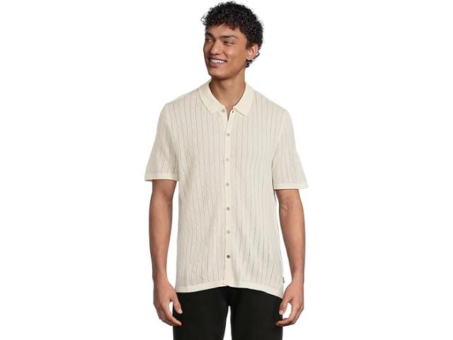 (取寄) ジョン バルベイトス メンズ ムーア シャツ John Varvatos men Moore Shirt White