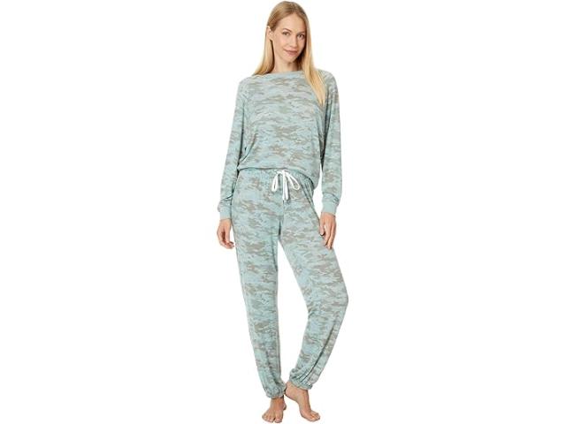 (取寄) ハニーデュー インティメイト レディース スター シーカー ブラッシュ ジャージ ラウンジ セット Honeydew Intimates women Honeydew Intimates Star Seeker Brushed Jersey Lounge Set Fern Camo