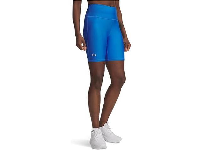 (取寄) アンダーアーマー レディース テック バイク ショーツ Under Armour women Tech Bike Shorts Blue Atlantis/White