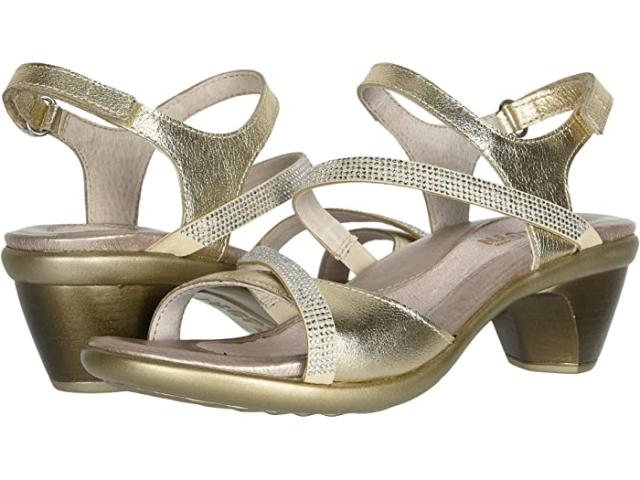 (取寄) ナオト レディース イノベイト Naot women  Innovate Radiant Gold Leather/Gold/Silver Stones