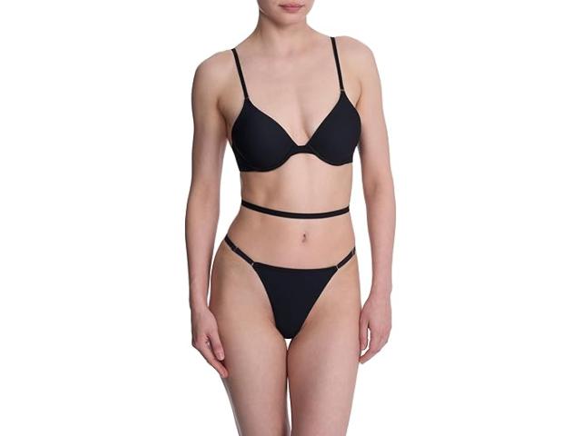 (取寄) ナトリ レディース バージ コンバーチブル バンジ T-シャツ ブラ Natori women Verge Convertible Plunge T-Shirt Bra Black