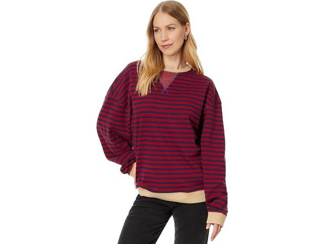 (取寄) フリーピープル レディース クラシック ストライプド クルー Free People women Classic Striped Crew Nautical Combo