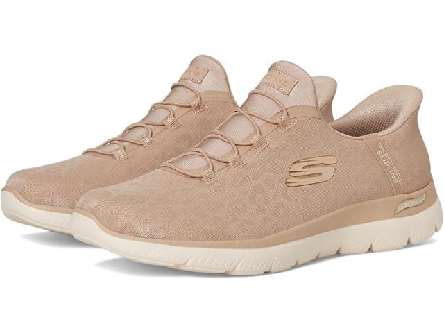 (取寄) スケッチャーズ レディース アーチ フィット サミッツ ハンズ フリー スリップインズ SKECHERS women Arch Fit Summits Hands Free Slip-Ins Taupe/Gold