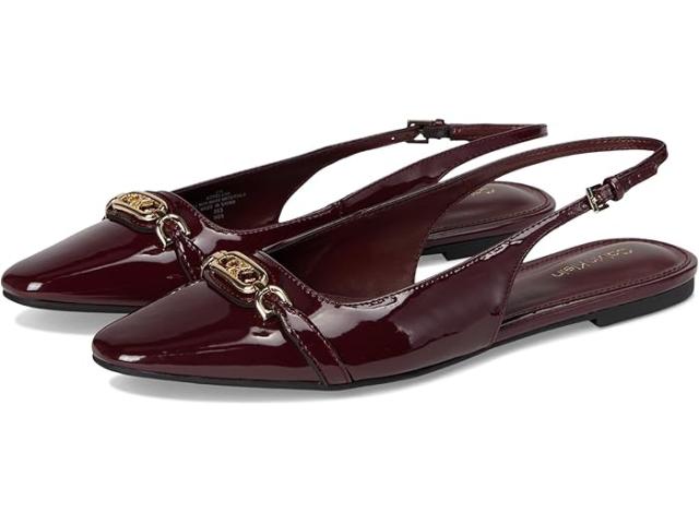 (取寄) カルバンクライン レディース フェレナ   women Felena Dark Red Patent