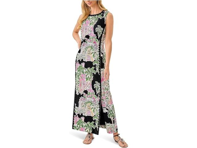 (取寄) リリー ピュリッツァー レディース ダーリーン ストレッチ マキシ シフト Lilly Pulitzer women Darlene Stretch Maxi Shift Onyx Oversized Pb Anniversary Toile