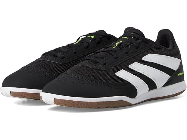 (取寄) アディダス プレデター クラブ インドア サッカー クリーツ adidas Predator Club Indoor Soccer Cleats Black/White/Lucid Lemon