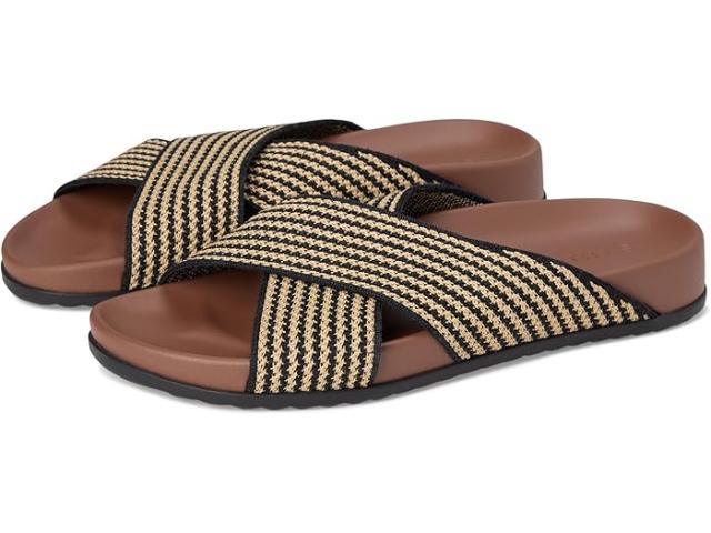 (取寄) レディース ザ ウィークエンド スライド Rothy's women The Weekend Slide Toffee Stripe