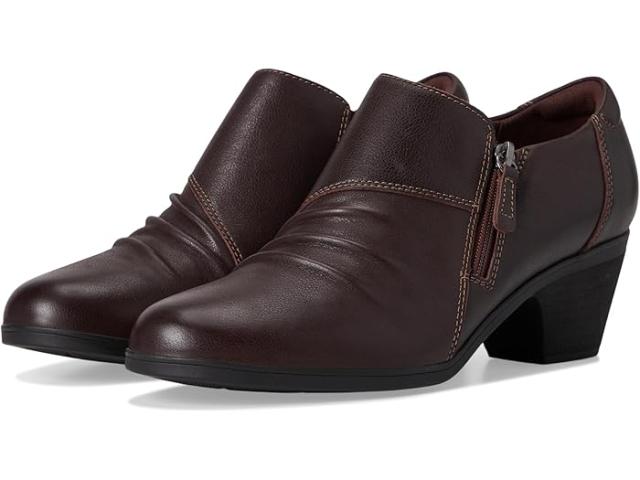 (取寄) クラークス レディース エミリー 2 ブレイリー Clarks women Clarks Emily 2 Braley Dark Brown Leather