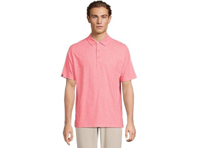 (取寄) キャロウェイ メンズ オール オーバー シェブ プリンテッド ポロ Callaway men All Over Chev Printed Polo Strawberry Pink