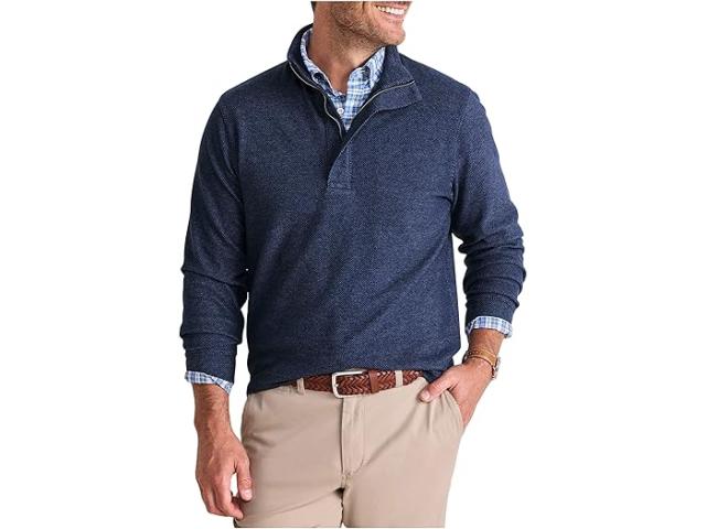 (取寄) ヴィンヤードヴァインズ メンズ クォーター-ジップ Vineyard Vines men Calmwater Quarter-zip Deep Bay