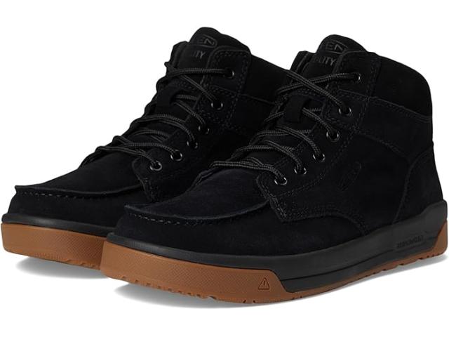 (取寄) キーン ユーティリティ メンズ ギブソン ブーツ (ソフト トゥ) KEEN Utility men Gibson Boot (Soft Toe) Black/Gum