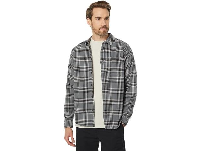 (取寄) ハーレー メンズ ポートランド オーガニック ロング スリーブ フランネル Hurley men Portland Organic Long Sleeve Flannel Stone Grey