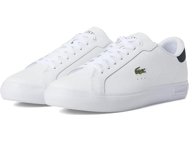 (取寄) ラコステ メンズ パワーコート スニーカー Lacoste men Powercourt Sneakers White/Dark Green