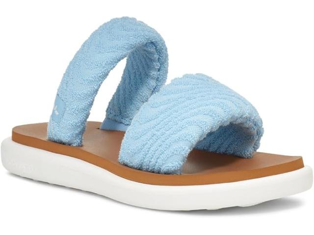 (取寄) クーラブラ アグ レディース アラン テリー スライド Koolaburra by UGG women Alane Terry Slide Clear Sky