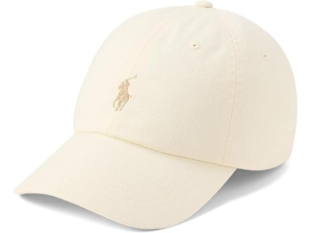 (取寄) ラルフローレン メンズ ザ アイコニック コットン チノ ボール キャップ Polo Ralph Lauren men The Iconic Cotton Chino Ball Cap Parchment Cream