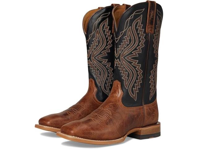 (取寄) アリアット メンズ バクスター カウボーイ ブーツ Ariat men Baxter Cowboy Boots Dark Tan