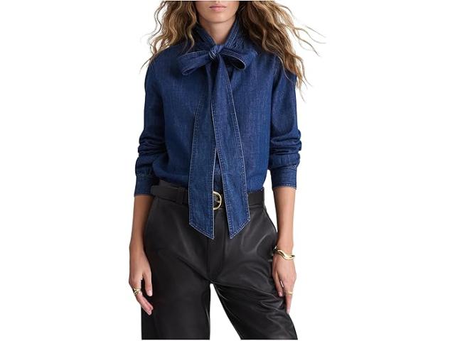 (取寄) メイドウェル レディース デニム キンバリー トップ イン ウォッシュ Madewell women Denim Kimberly Top In Plumville Wash Plumville Wash