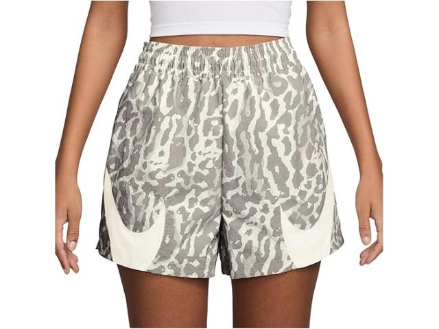 (取寄) ナイキ レディース スポーツウェア トレンド ウーブン ヘリテージ オール オーバー プリント ショーツ Nike women Sportswear Trend Woven Heritage All Over Print Shorts College Grey/Sail