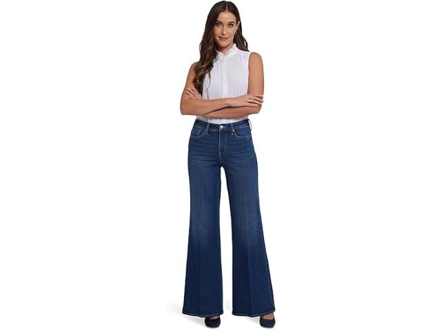 (取寄) エヌワイディージェイ レディース ハイライズ ミア パラッツォ ジーンズ NYDJ women High-rise Mia Palazzo Jeans Vintage Lapis