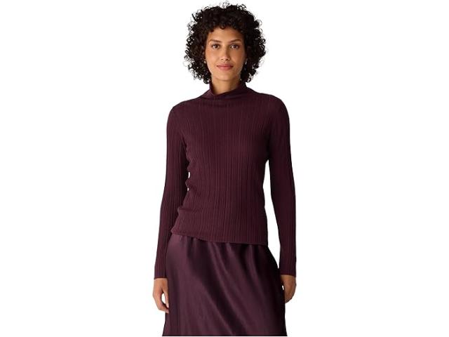 (取寄) アイリーン フィッシャー レディース クリーン メリノ タートル ネック セーター Eileen Fisher women Clean Merino Turtle Neck Sweater Wine