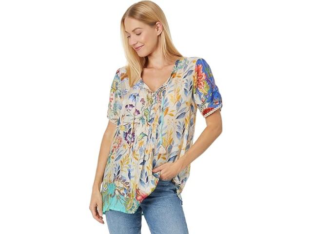 (取寄) ジョニー ワズ レディース ブルー マイ チュニック Johnny Was women Blu Mai Tunic Multi