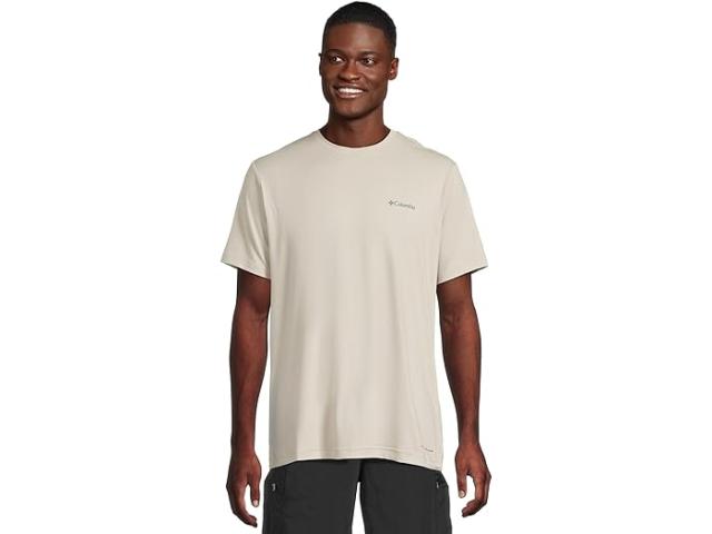 (取寄) コロンビア メンズ クィック ハイク バック グラフィック ショート スリーブ ティー Columbia men Kwick Hike Back Graphic Short Sleeve Tee Dark Stone Heather/Linear View Multi