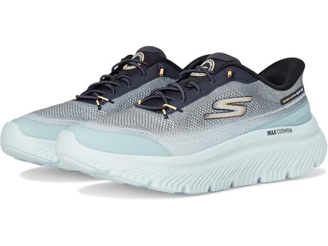 (取寄) スケッチャーズ パフォーマンス メンズ ゴー ウォーク マックス クッショニニグ ハイパー バースト ハンズ フリー スリップ-イン SKECHERS Performance men Go Walk Max Cushioning Hyper Burst Zoltar Hands Free Slip-in Light Blue