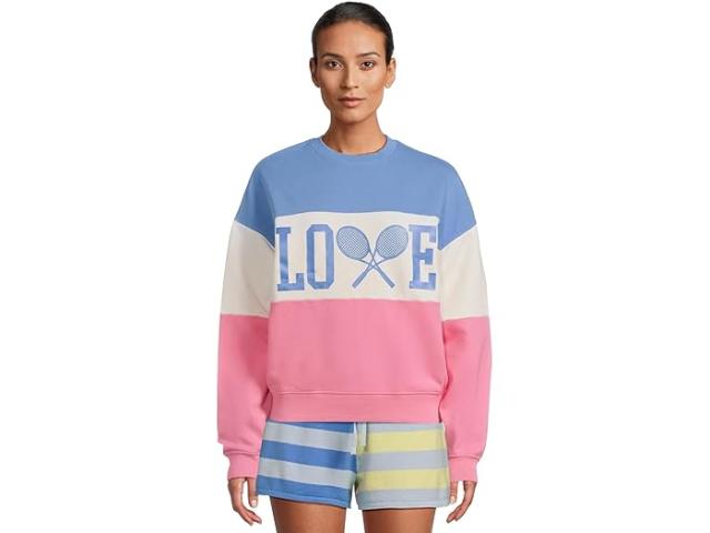 (取寄) ビーチライオット レディース デヴィン オーバーサイズ スウェットシャツ Beach Riot women Devyn Oversized Sweatshirt Cosmos Color-Block