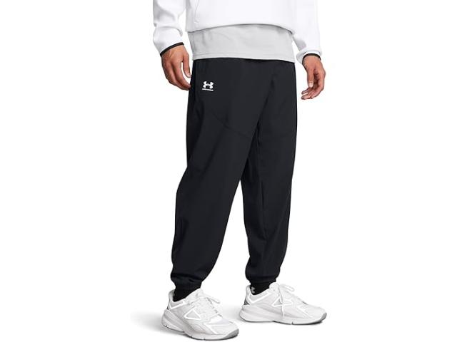 (取寄) アンダーアーマー メンズ ヴィーブ ウーブン ジョガーズ Under Armour men Vibe Woven Joggers Black/White