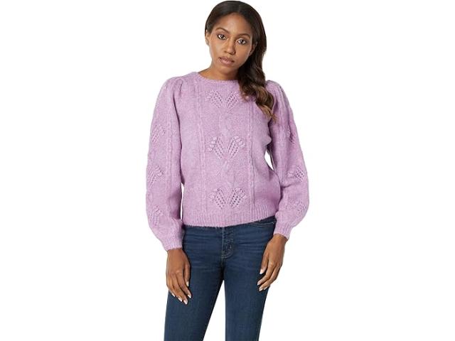 (取寄) ハットレイ レディース ブルーミング ケーブル セーター Hatley women Blooming Cable Sweater Faded Port