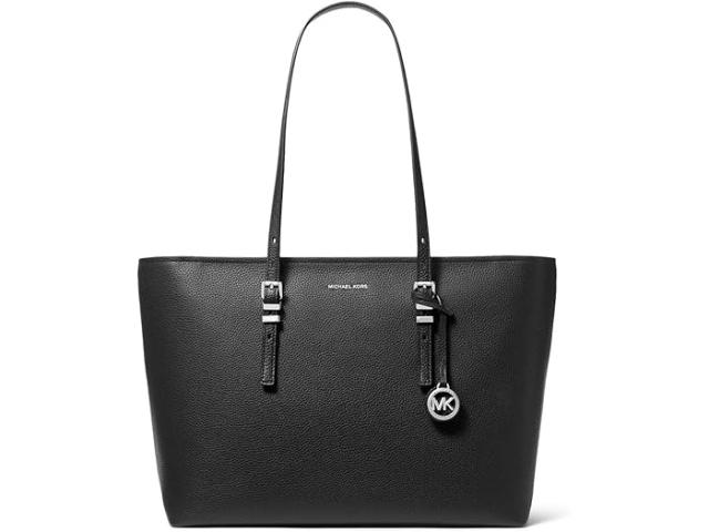 (取寄) マイケルコース レディース クイン ラージ イースト ウェスト トップ ジップ トート MICHAEL Michael Kors women Quinn Large East West Top Zip Tote Black