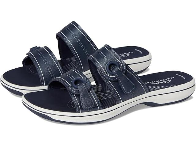(取寄) クラークス レディース ブリーズ メイ Clarks women Breeze Maye Navy Synthetic