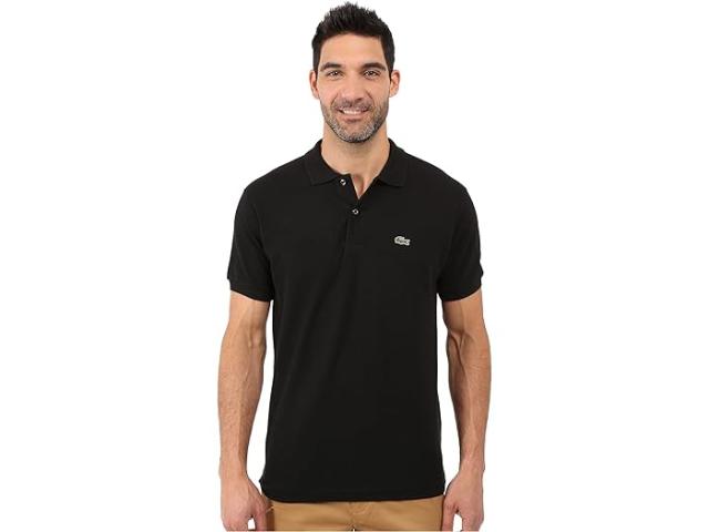 (取寄) ラコステ メンズ L1212 クラシック ピケ ポロ シャツ Lacoste men Lacoste L1212 Classic Pique Polo Shirt Black