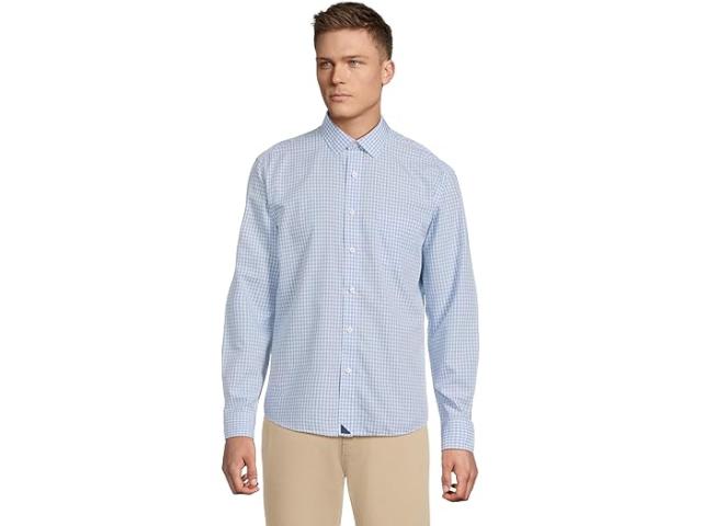 (取寄) アンタックイット メンズ リンクル-フリー ローレンス シャツ UNTUCKit men Wrinkle-Free Lawrence Shirt Blue