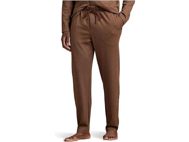 (取寄) ラルフローレン メンズ ヘリンボーン パジャマ パンツ Polo Ralph Lauren men Herringbone Pajama Pants Branch Brown