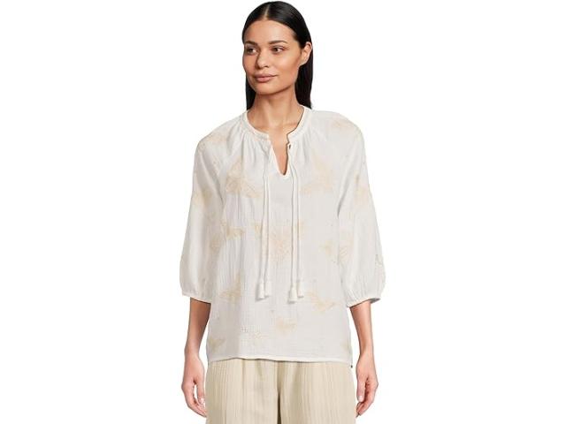 (取寄) ジョニー ワズ レディース ブラウザ Johnny Was women Koleen Blouse White