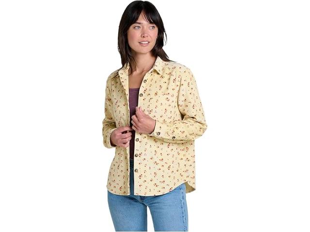 (取寄) トードアンドコー レディース カスケーディア ロング スリーブ シャツ Toad&Co women Cascadia Long Sleeve Shirt Barley Floral Print