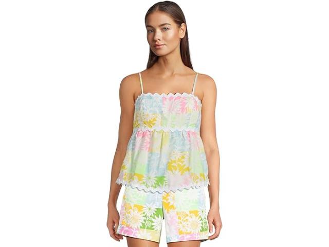 (取寄) リリー ピュリッツァー レディース トップ Lilly Pulitzer women Jaydis Top Multi Via Sunny Sunflowers
