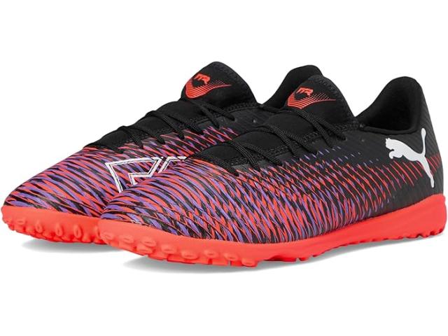 (取寄) プーマ メンズ フューチャー 8 プレイ ターフ トレーナー サッカー クリーツ PUMA men Future 8 Play Turf Trainer Soccer Cleats Puma Black-Puma White-Glowing Red