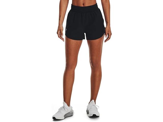 (取寄) アンダーアーマー レディース フレックス ウーブン 3 インチ ショーツ Under Armour women Flex Woven 3 Inch Shorts Black/Black