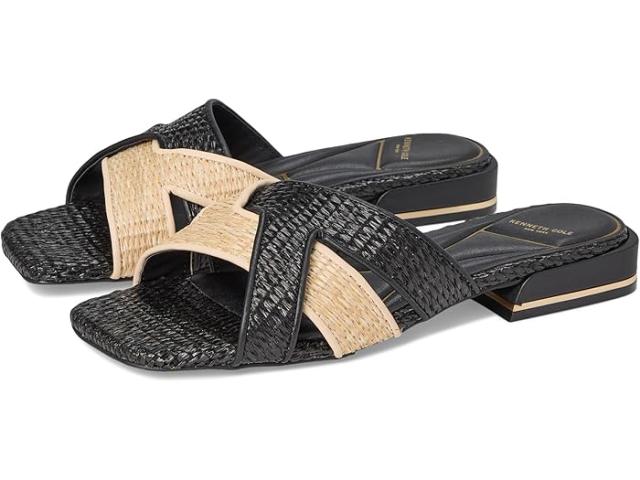 (取寄) ケネスコール ニューヨーク レディース イッサ Kenneth Cole New York women Issa Natural/Black Raffia