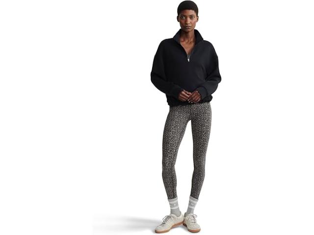 (取寄) バーリー レディース シアン クロップド ハーフ ジップ ミッドレイヤー Varley women Sian Cropped Half Zip Midlayer Black