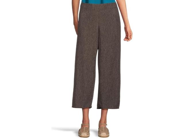 (取寄) アイリーン フィッシャー レディース ウーブン プリッセ ピティート アンクル ワイド パンツ Eileen Fisher women Woven Plisse Petite Ankle Wide Pant Rye