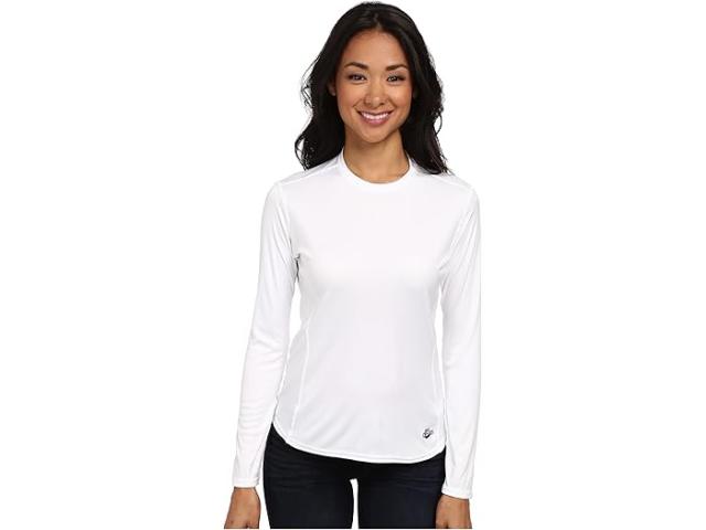 (取寄) ホットチリ レディース ピーチスキンズ クルー ネック Hot Chillys women Hot Chillys Peachskins Crew Neck White