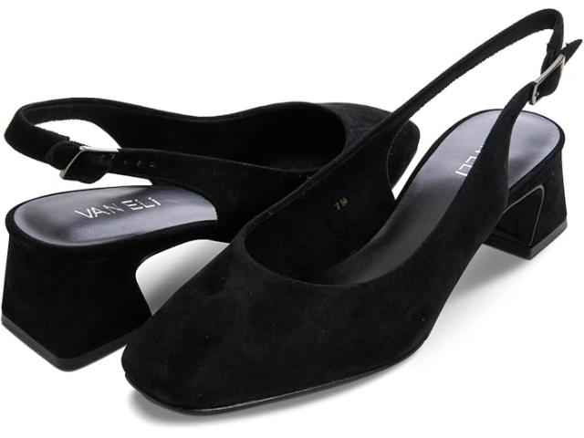 (取寄) ヴァネリ レディース  Vaneli women Vaneli Darsy Black Suede