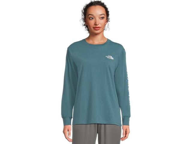 (取寄) ノースフェイス レディース エボリューション バタフライ ロング スリーブ ティー - グラフィック The North Face women Evolution Butterfly Long Sleeve Tee - Graphic Space
