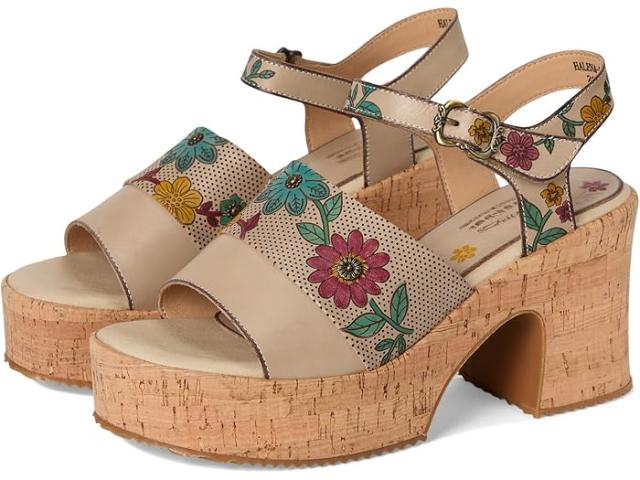 (取寄) ラルティストバイスプリングステップ レディース ヘレナ L'Artiste by Spring Step women Halena Beige Multi