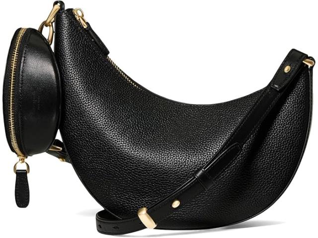(取寄) ケイトスペード レディース デュオ ペブルド レザー クロスボディ バッグ Kate Spade New York women Duo Pebbled Leather Crossbody Bag Black