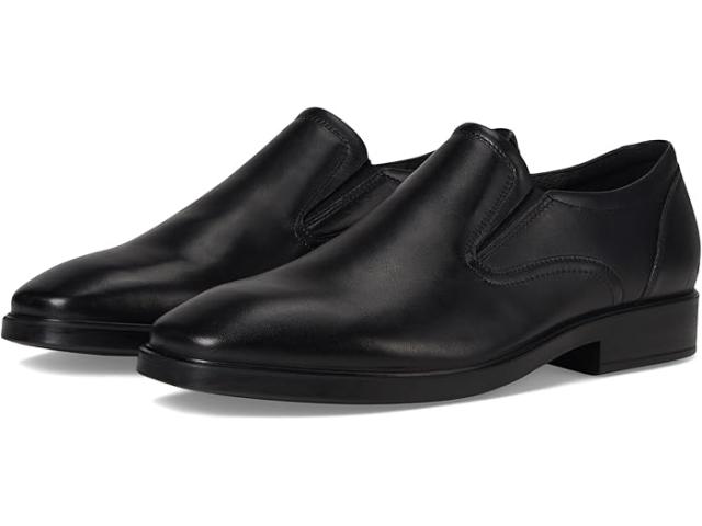 (取寄) エコー メンズ ミラン プレーン トゥ スリッポン ローファー ECCO men Milan Plain Toe Slip On Loafer Black